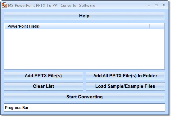 Download Free MS PowerPoint PPTX To PPT Converter Software By Sobolsoft V 7 0 Software 561003