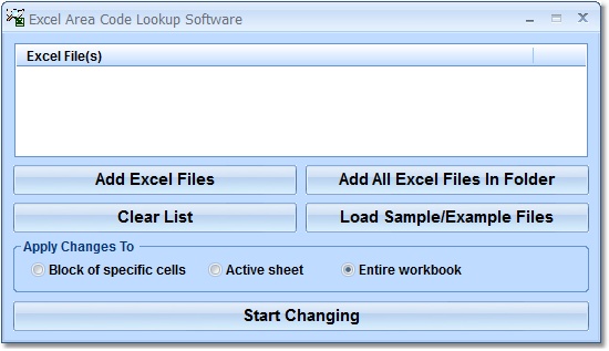 How To Lookup Area Code In Multiple Excel Files