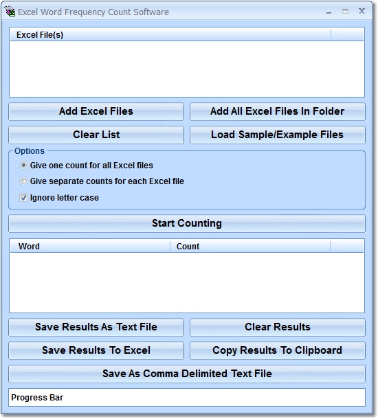 How To Word Frequency Count In Multiple Excel Files