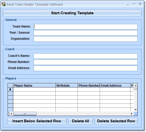 Excel Team Roster Template Software Create Custom Team Rosters In MS 