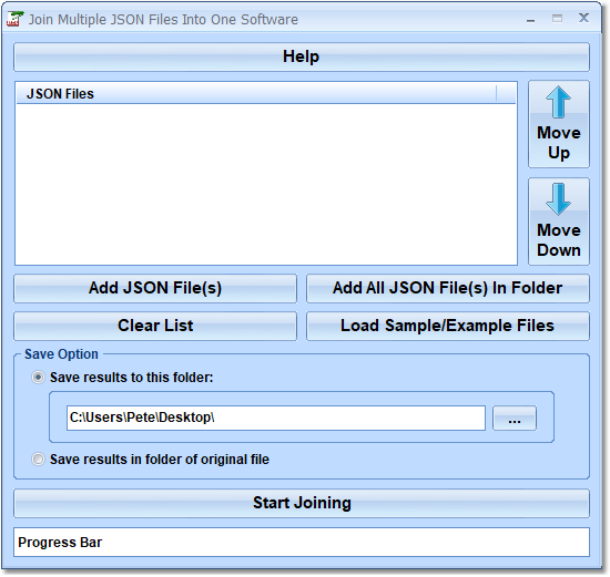 Join Multiple JSON Files Into One Software 7 0