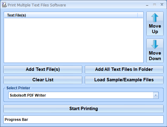 Print Multiple Text Files Software
