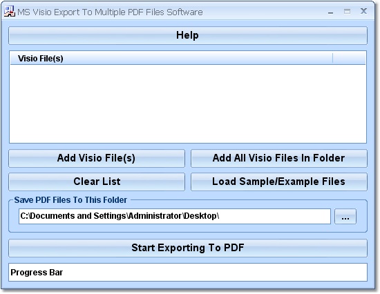 How To Export MS Visio To Multiple PDF Files