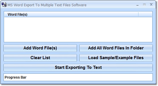 How To Export Word To Multiple Text Files