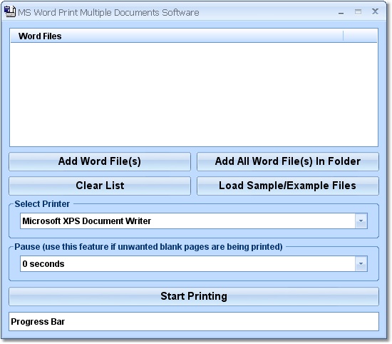 How To Print Multiple Word Files