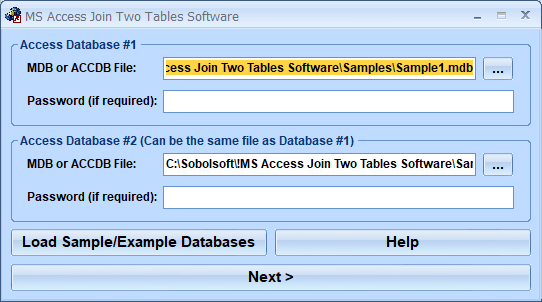 MS Access Join Two Tables Software