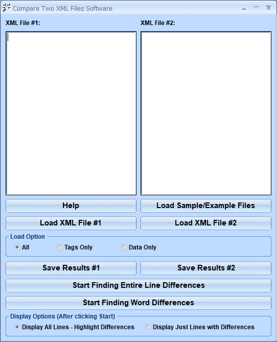 Compare Two XML Files Software