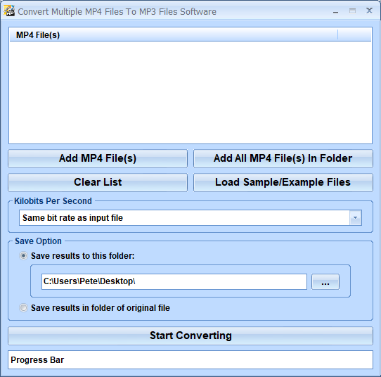 Convert Multiple MP4 Files To MP3 Files Software