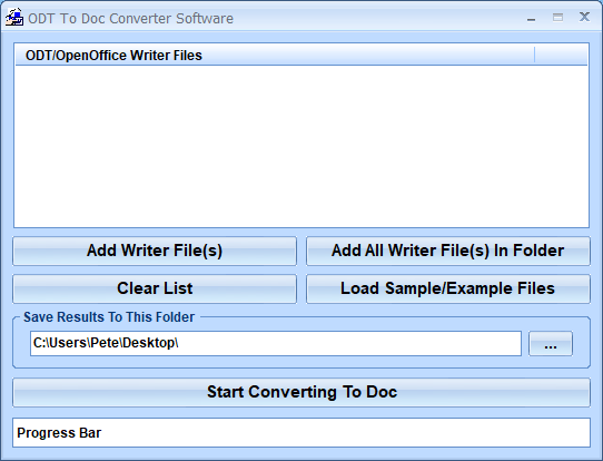 ODT To Doc Converter Software