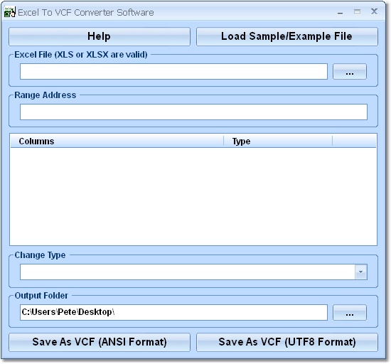 Convert Excel File Into Vcf Format