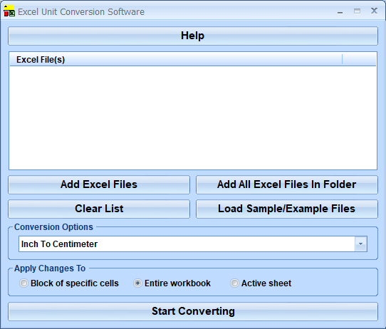 Excel Unit Conversion Software
