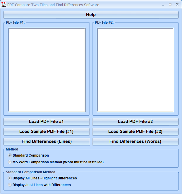 PDF Compare Two Files And Find Differences Software